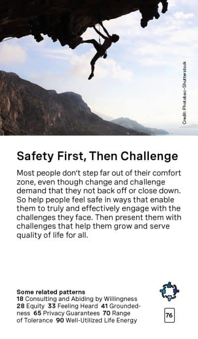 Safety First Then Challenge